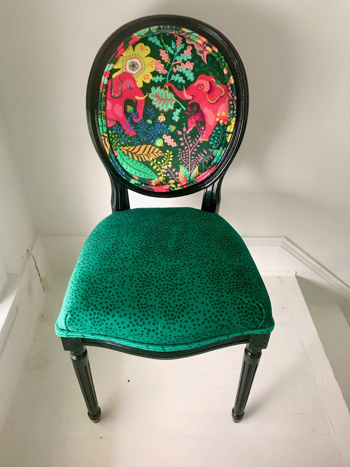 Emerald Jungle Elephant Chair | Etsy