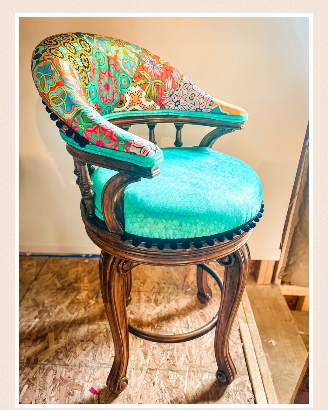 Set of 4 Moroccan-inspired Barstools - Etsy