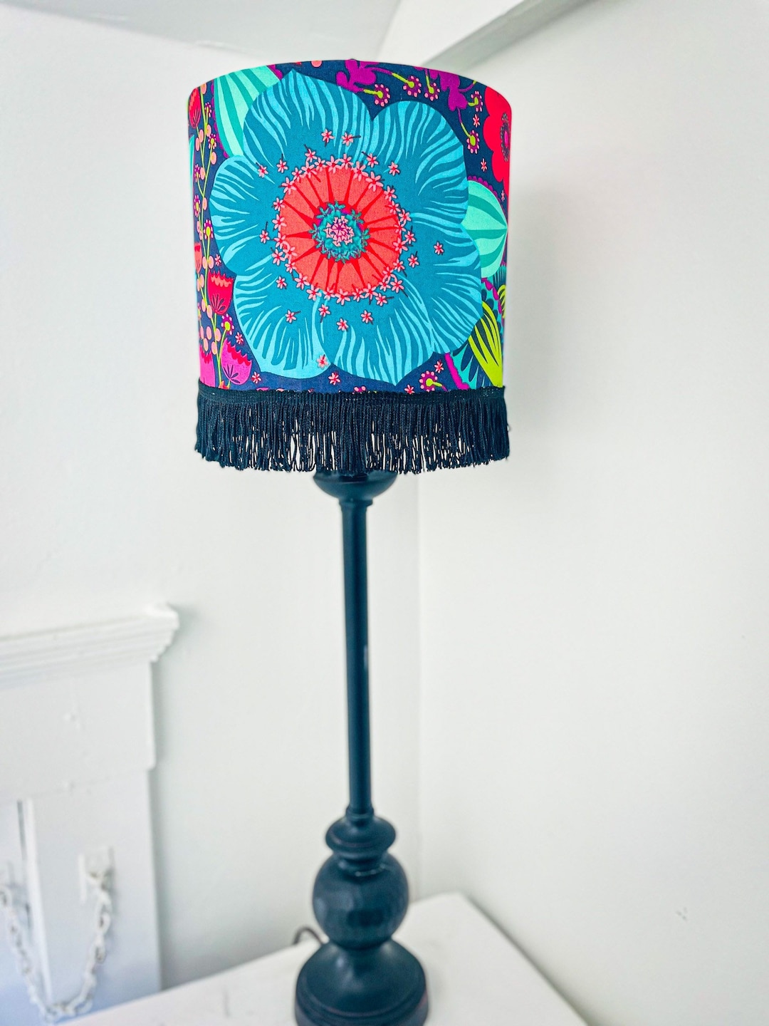 Custom Boho Floral Lampshade - Etsy