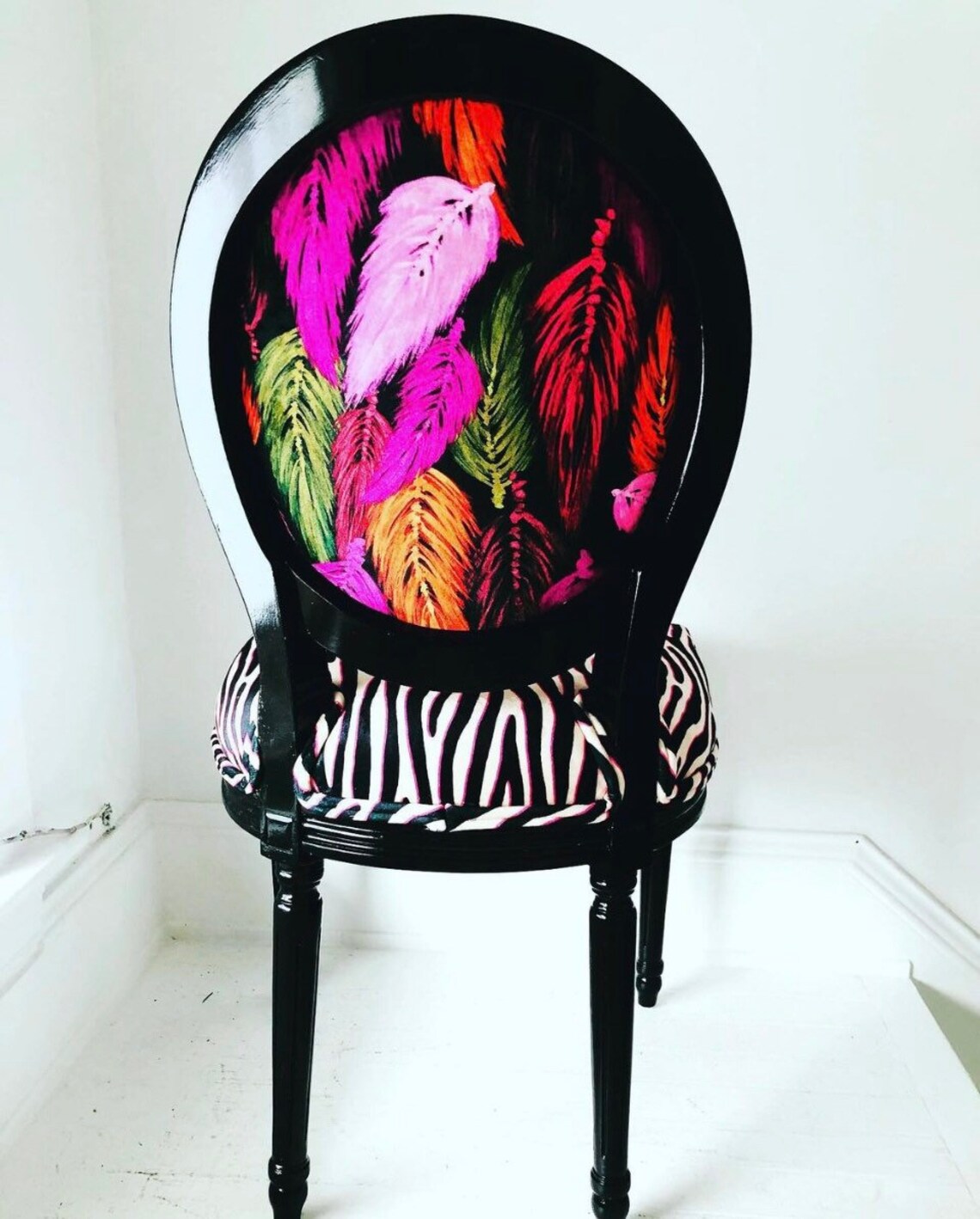 Boho Eclectic Accent Chair - Etsy