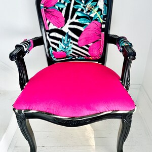 Hot Pink Customizable Zebra Armchair! - Etsy