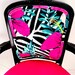 Hot Pink Customizable Zebra Armchair - Etsy