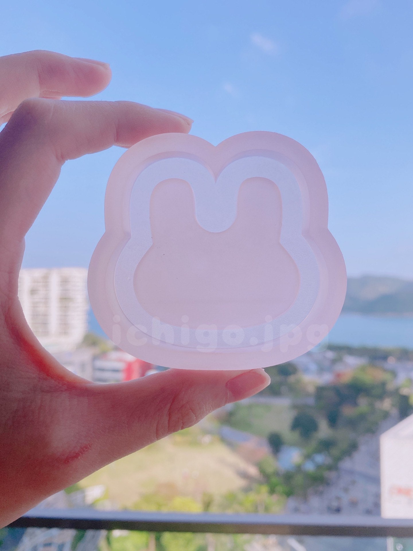 Chubby Cute Bunny Rabbit Head Silicone Resin Mold Shaker - Etsy