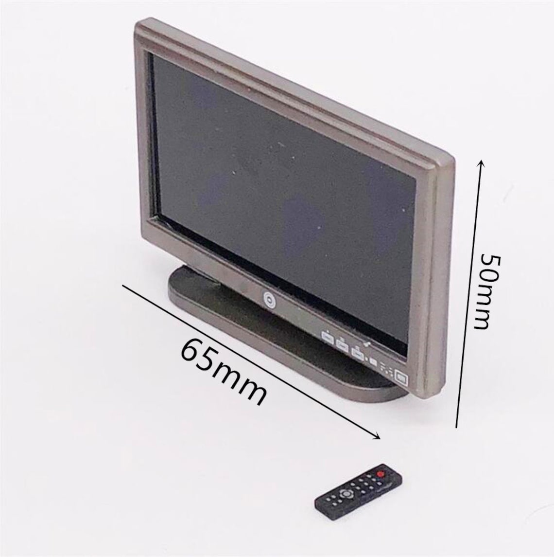 Miniature LCD TV Miniature television Miniatures Miniature | Etsy