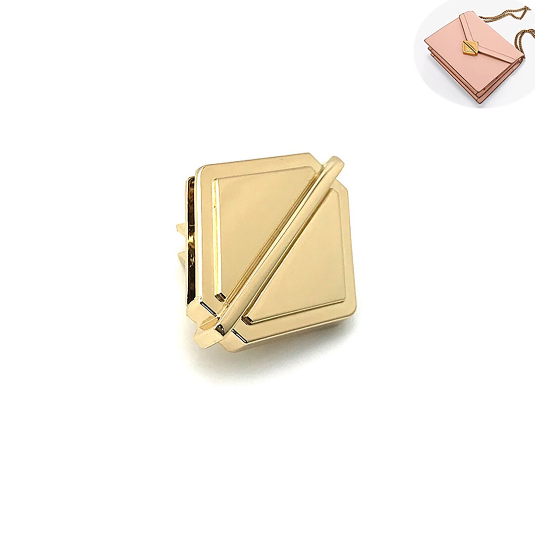 Gold Bag Press Lock for Purse Bag Wallet Clutch Making Locks Hardware ...