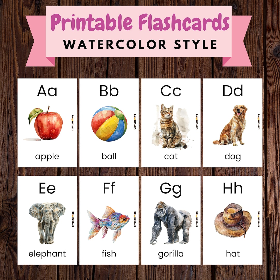 Printable Alphabet Flashcards - Fun and Educational Learning Resource ...