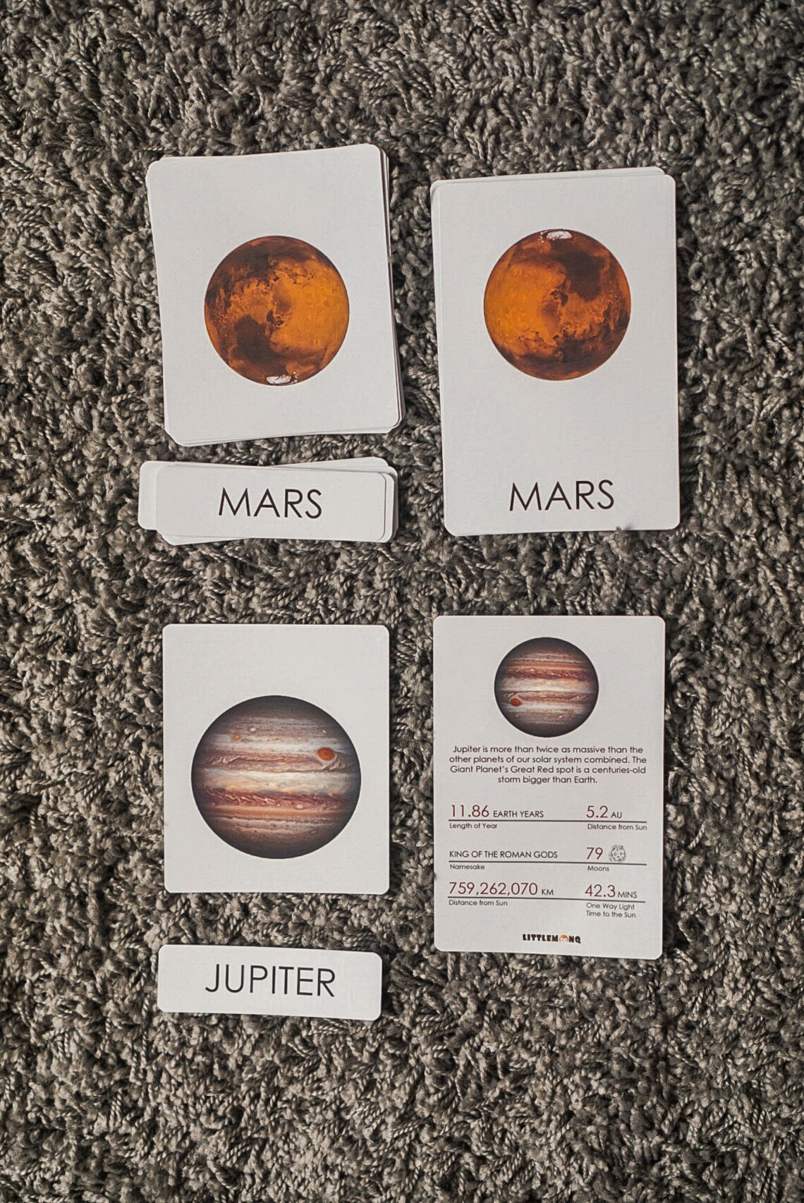 Solar System Flash Cards Instant Download, Montessori 3 Part Cards - Etsy