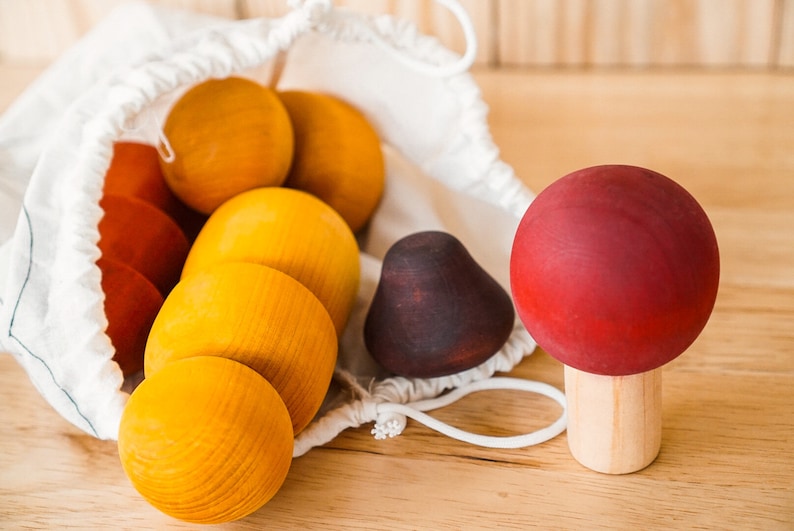 Wooden Forest Autumn Set / Woodland Trees Set 10 Pieces of - Etsy