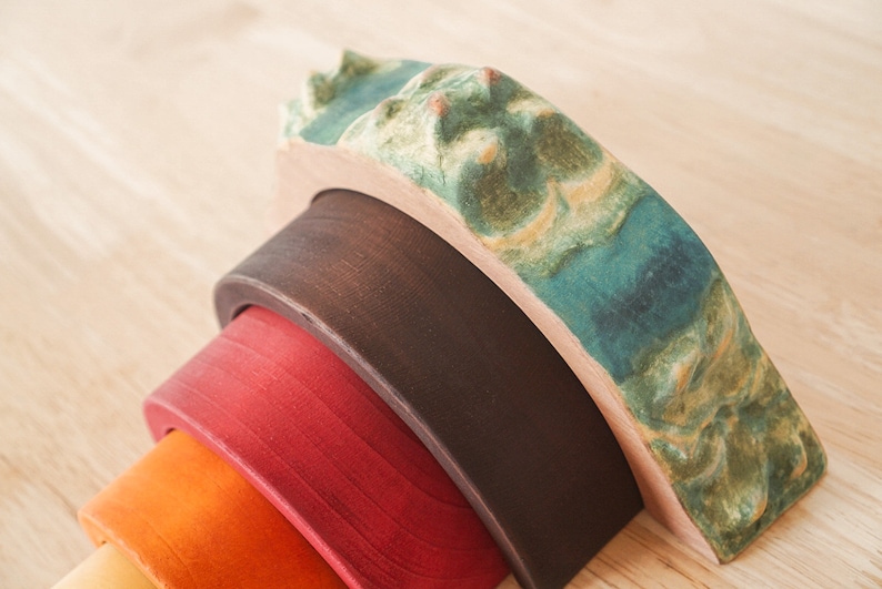 Earth Layers Stacker, Rainbow Earth Blocks Stacker, Earth Layers ...
