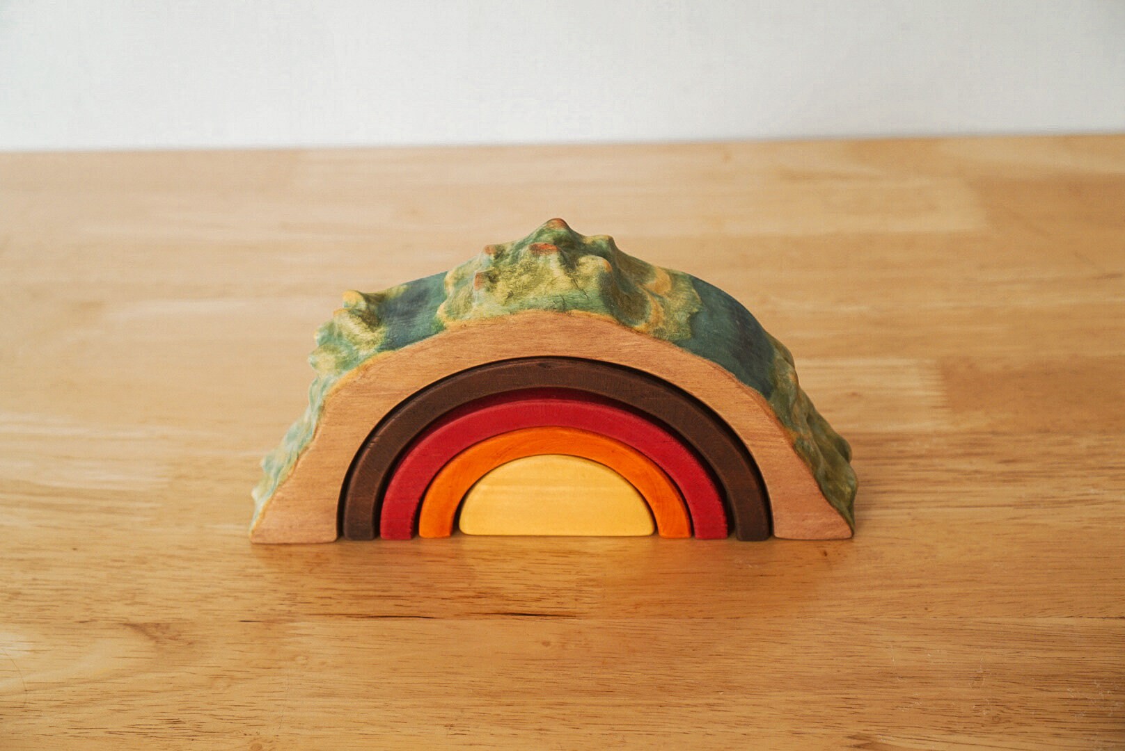 Earth Layers Stacker Rainbow Earth Blocks Stacker Earth - Etsy