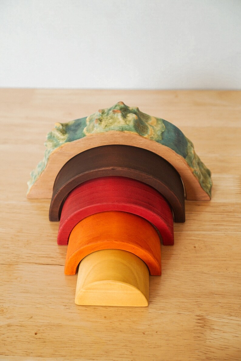 Earth Layers Stacker, Rainbow Earth Blocks Stacker, Earth Layers ...