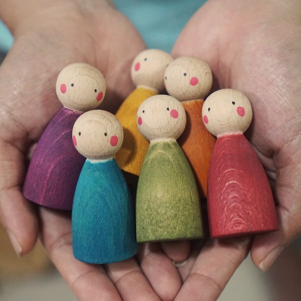 Waldorf Peg Dolls - Etsy