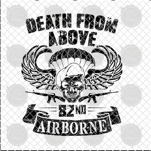 82nd Airborne Jump Wings SVG Dxf Png Clipart Vector Cricut Cut - Etsy