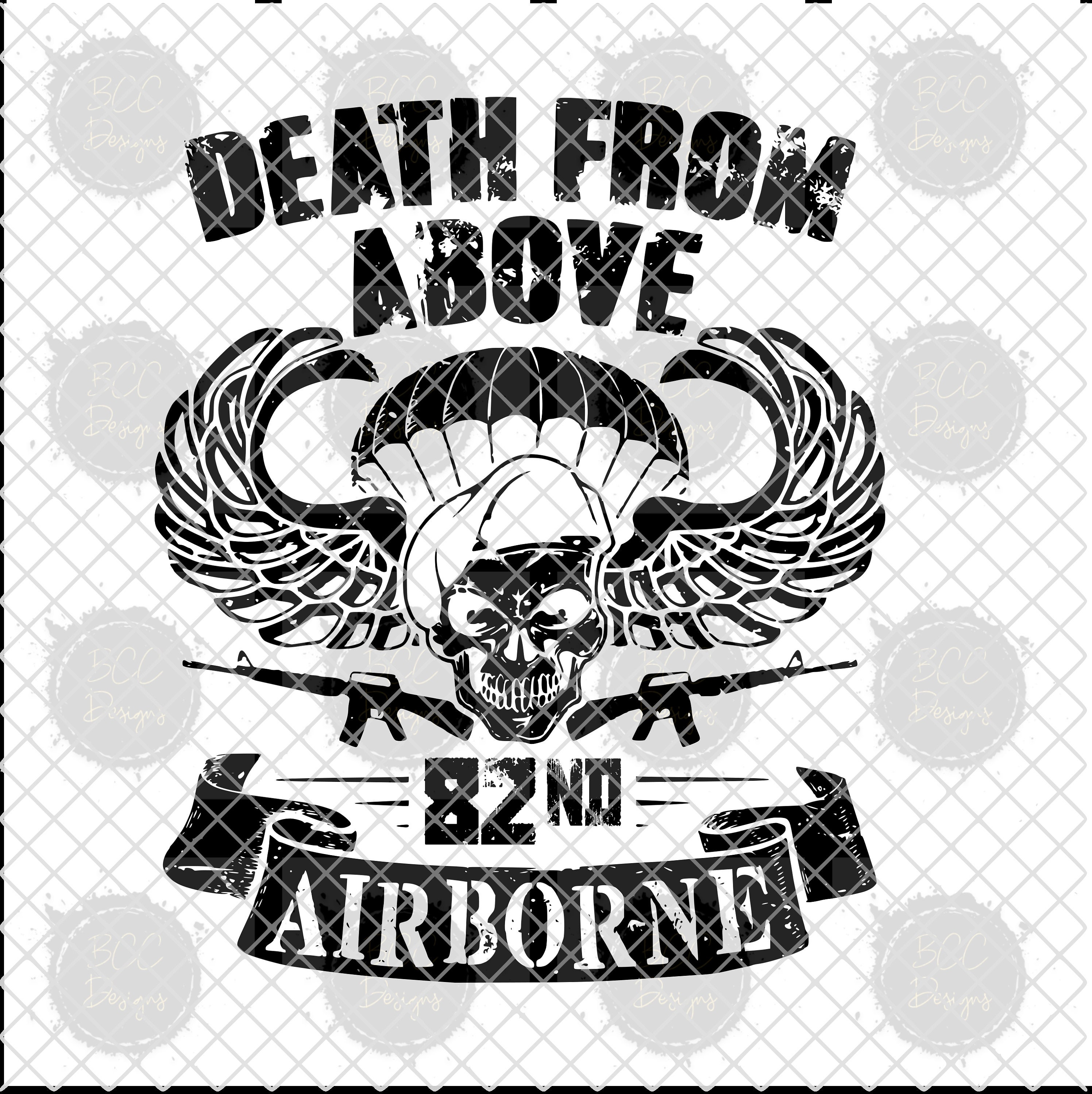 82nd Airborne Patch Tattoo