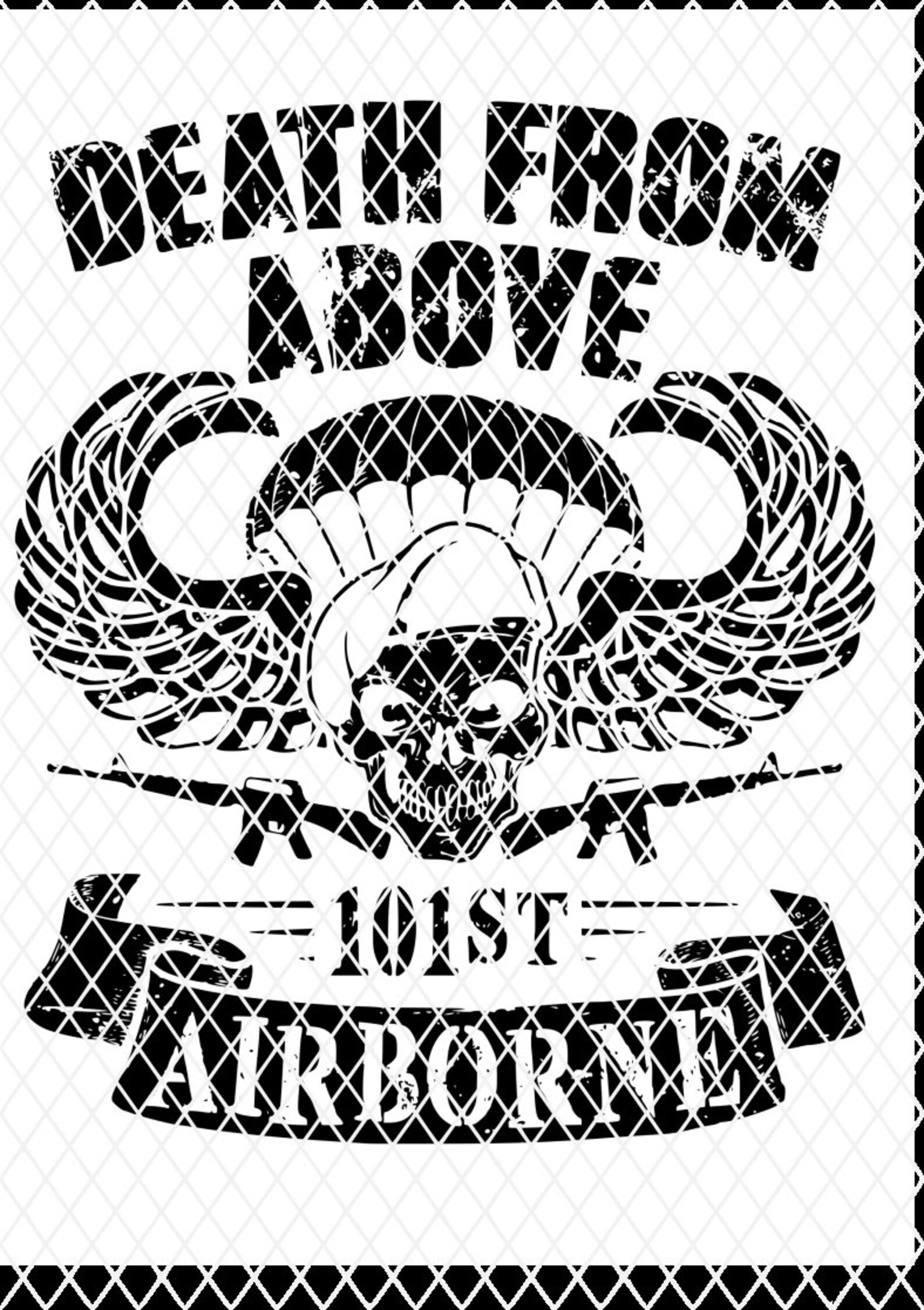 101st Airborne Death From Above SVG PNG Sublimation - Etsy Canada