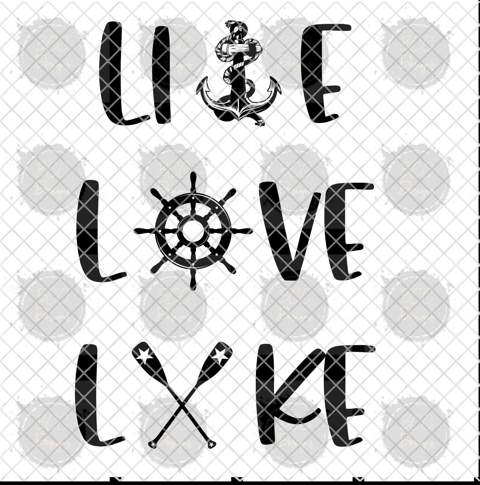 Live Love Lake SVG Cut File - Etsy