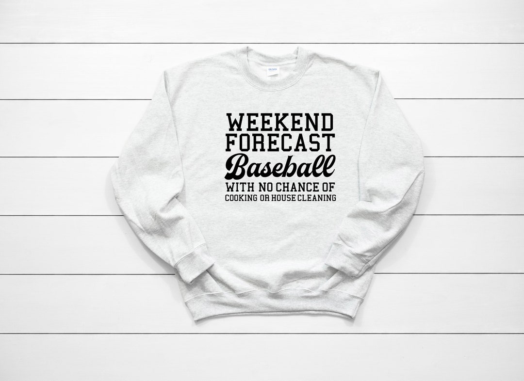 Baseball Weekend Forecast Heavy Blend Crewneck Sweatshirt, Baseball ...