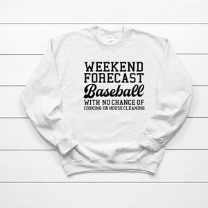 Baseball Weekend Forecast Heavy Blend Crewneck Sweatshirt, Baseball ...