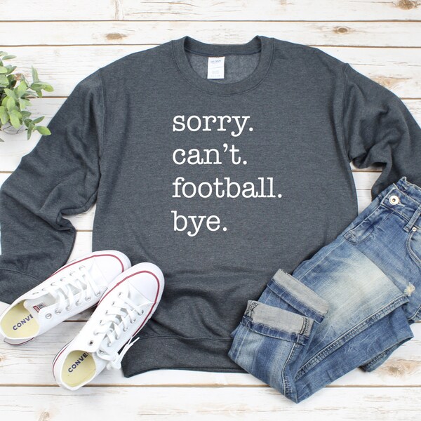 Sorry Cant Football Bye Svg - Etsy