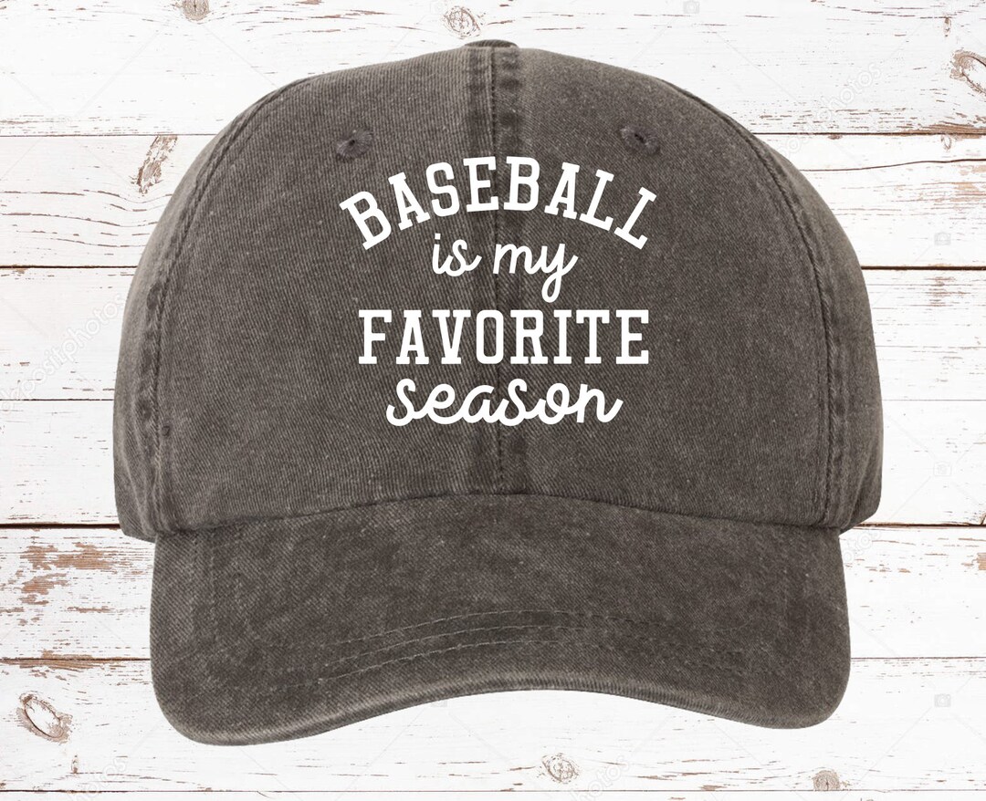 Baseball is My Favorite Season SCRIPT Pigment Dyed Unstructured ...