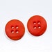 5/8" Electric Orange Buttons - 24l" | 16 Mm - Vibrant Cloudy Resin ...