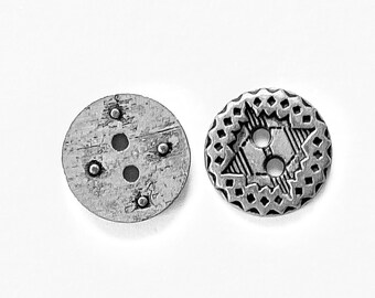 Metal 2 Hole Buttons - Etsy
