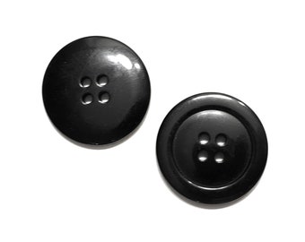 Black Coat Button - Etsy