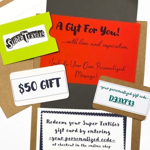 SUPER GIFT CARD - Personalized & Custom Printed Gift Card (+ Free ...
