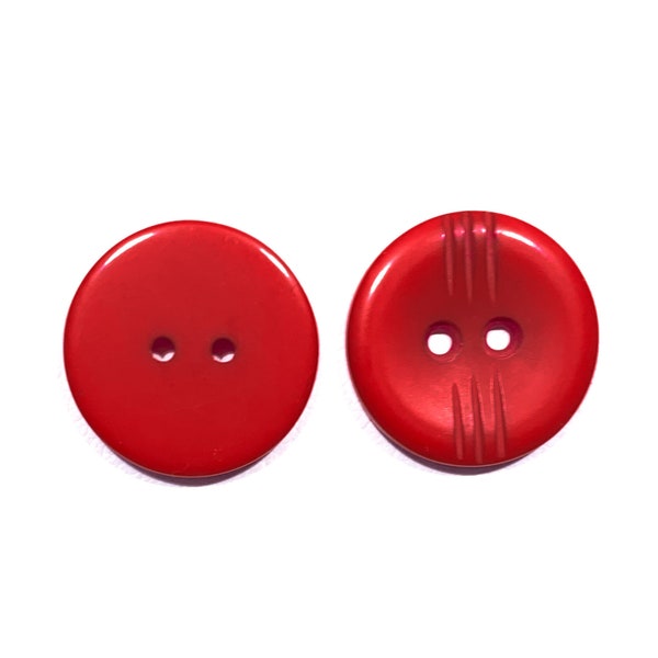 Red Vintage Buttons - Etsy
