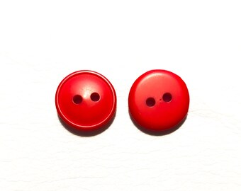 Red Vintage Buttons - Etsy