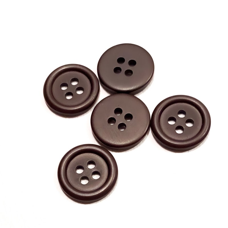 Brown Buttons - Etsy
