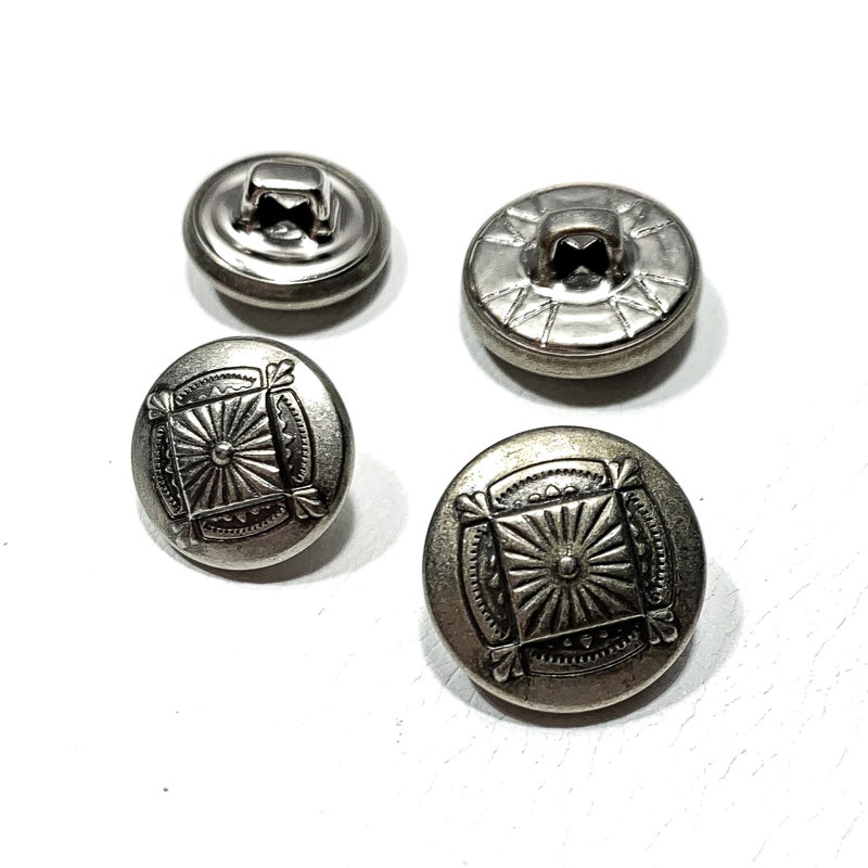 Silver Buttons - Etsy