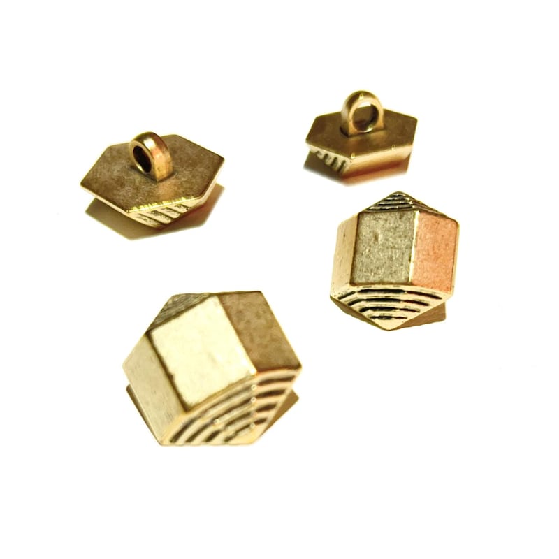 3/4 and 7/8 Gold Buttons - Etsy