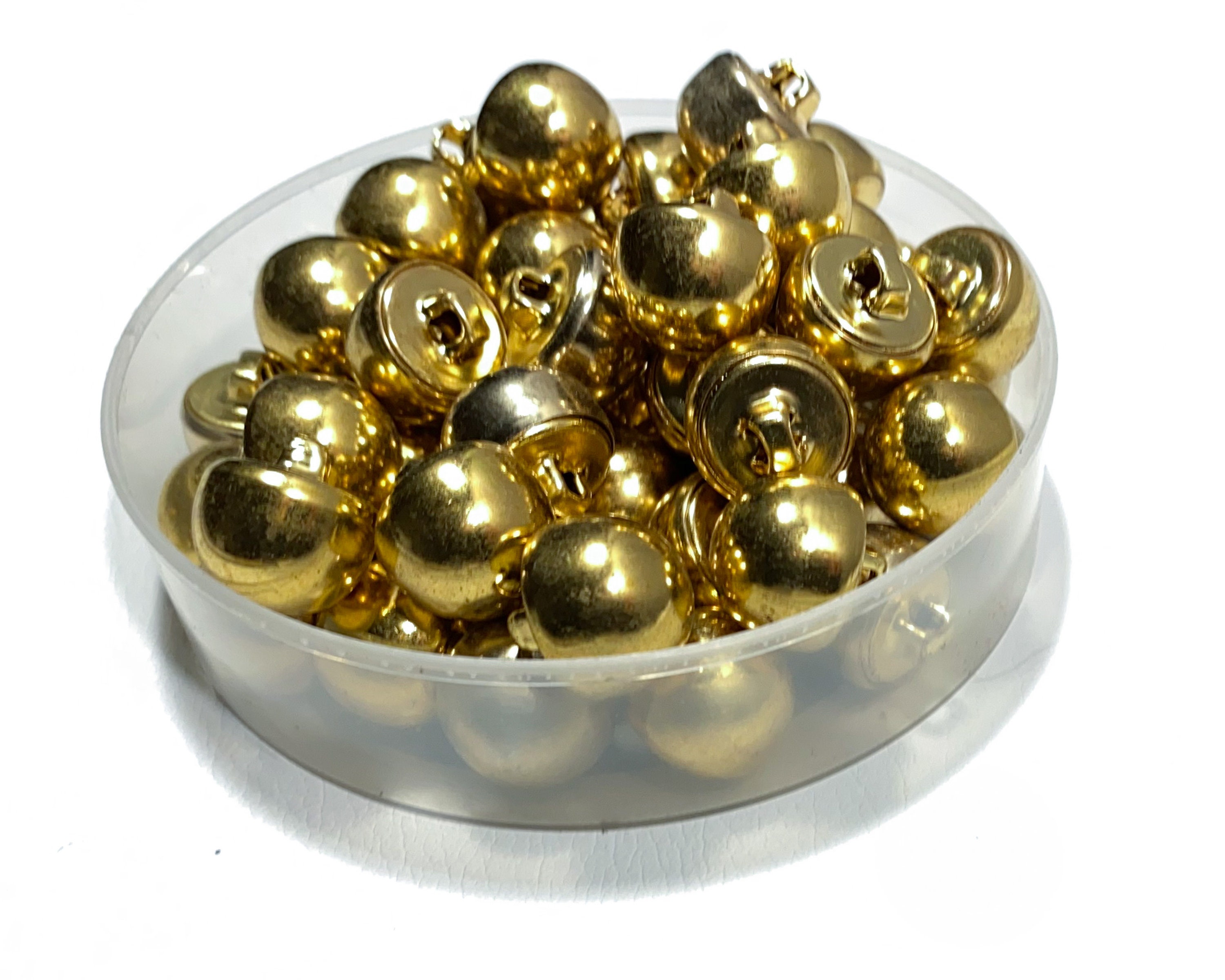 Lot of Gold Metal Ball Buttons 5/8 / 15 mm Metal Shank | Etsy