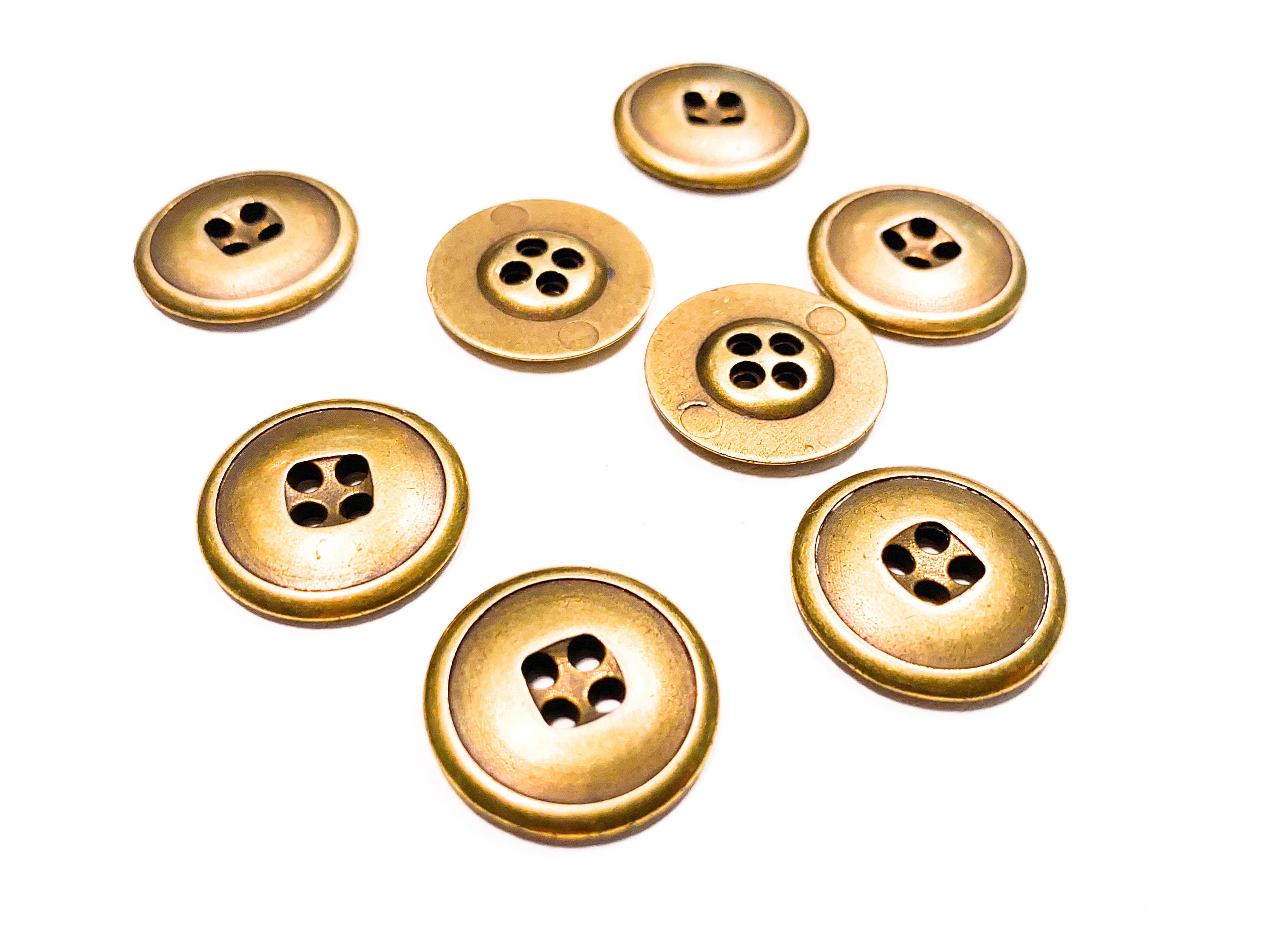 Set of 4 Large Gold Button 13/16 in 20 mm 32 L Nice | Etsy