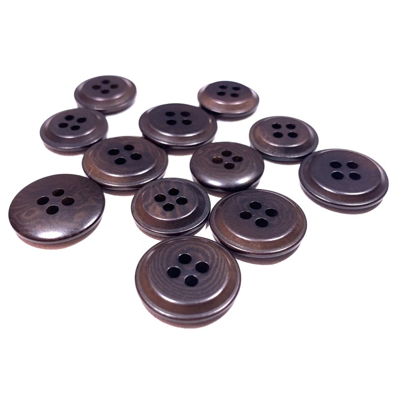 Menswear Brown Buttons - Etsy