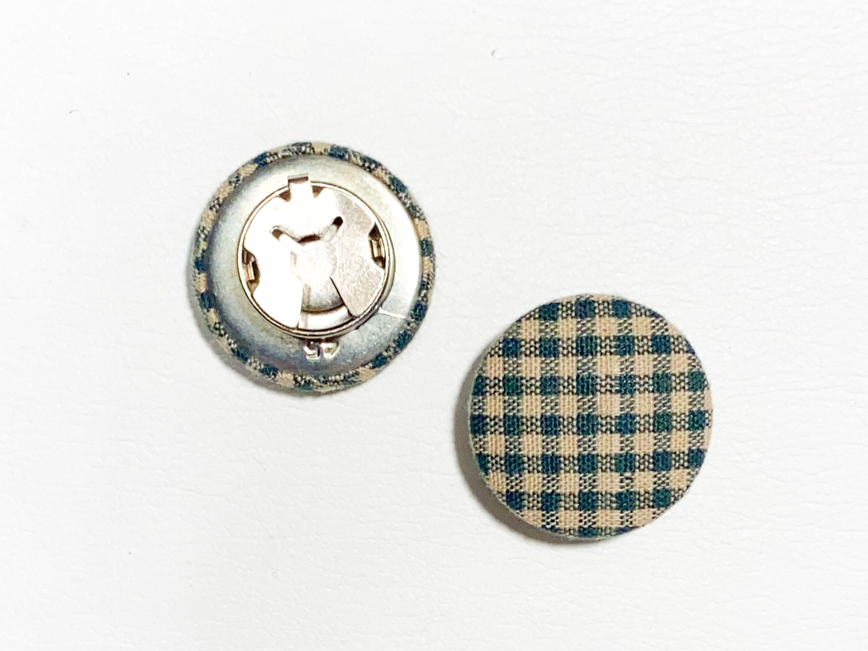 Set of 10 Snap on Button Covers 1 1/8 Fabric Covered - Etsy