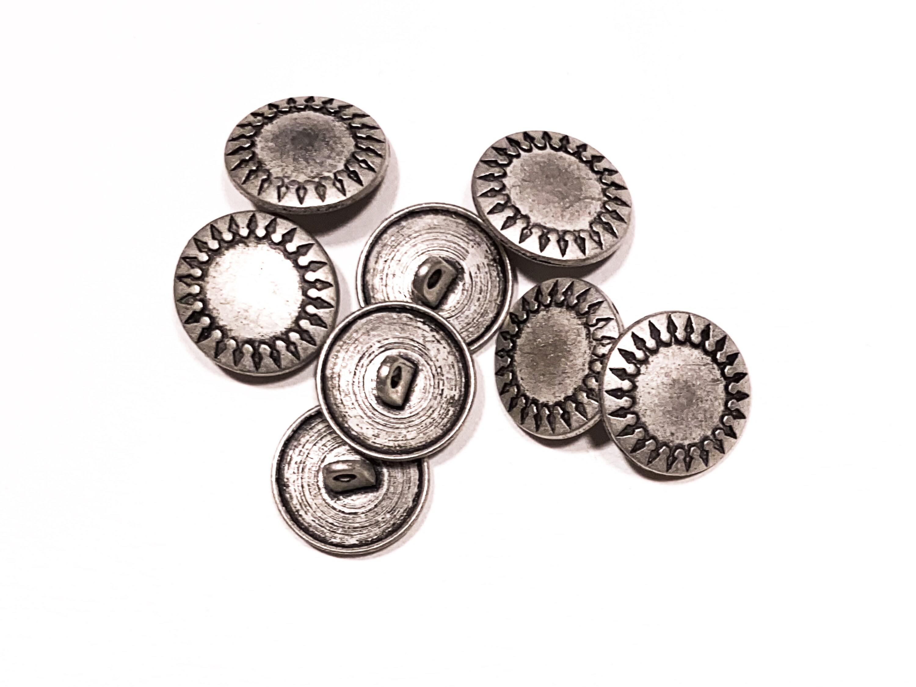 Set of 2 Arrowhead Silver Cast Metal Button 7/8 in 21 mm | Etsy