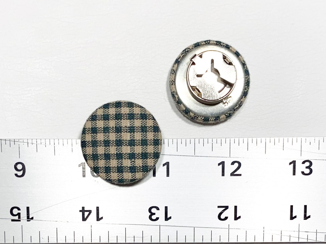 Set of 10 Snap on Button Covers 1 1/8 Fabric Covered - Etsy