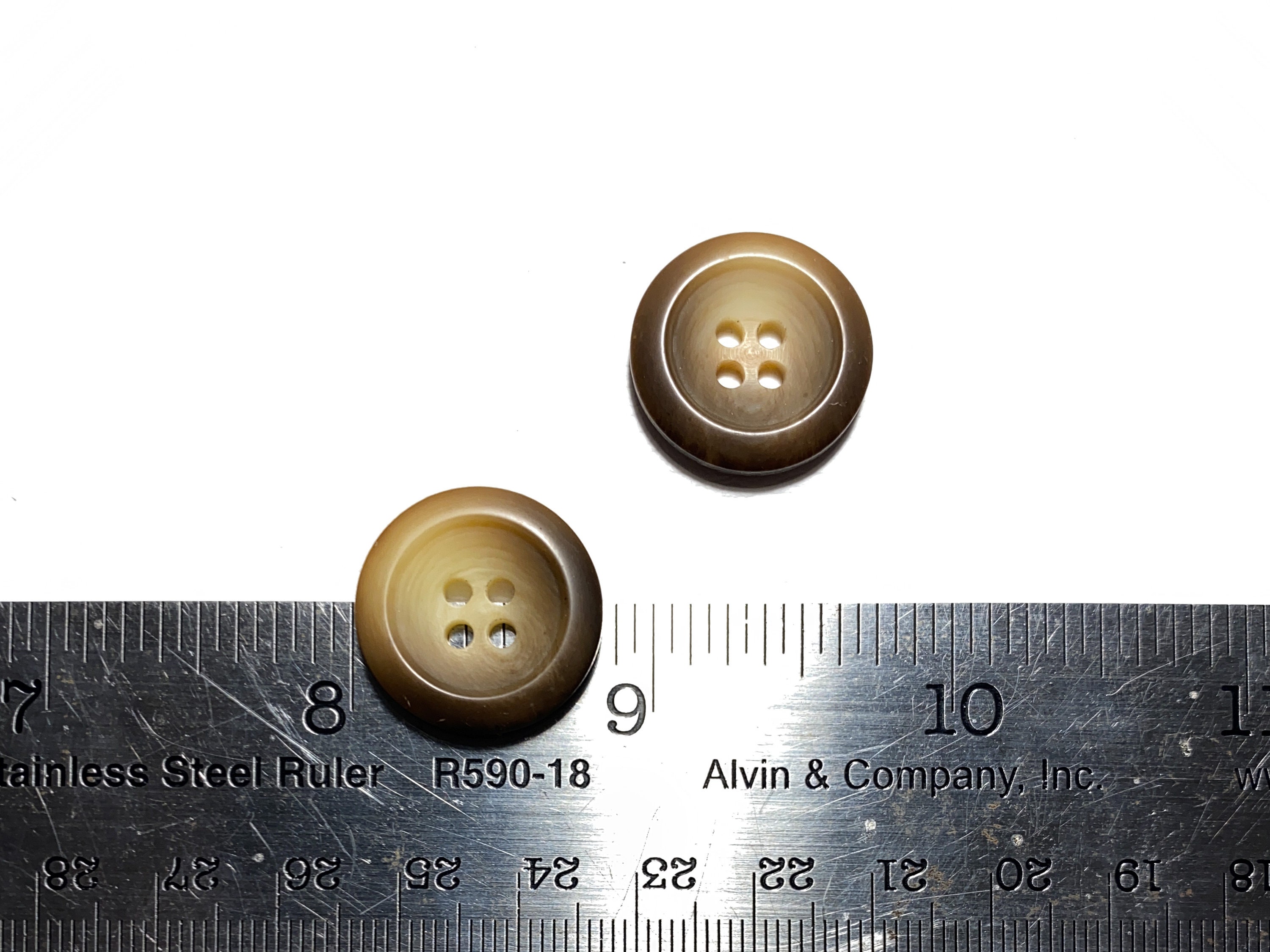 Botones de resina beige & marrón remolino 32 L / 13 / 16 | Etsy