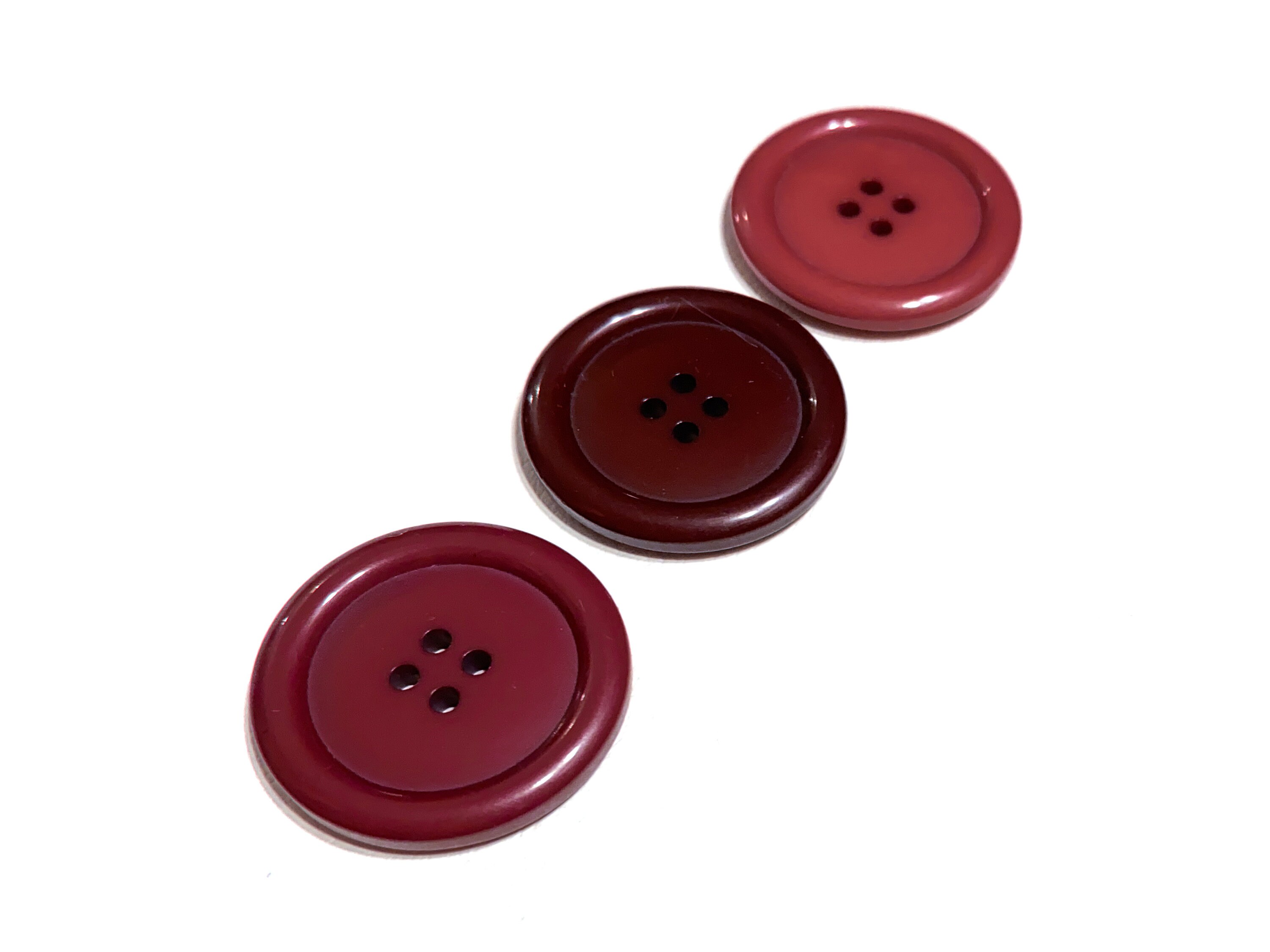 28mm Coat Buttons in 3 COLOR OPTIONS: 1 1/8" Glossy Oversize Vintage ...
