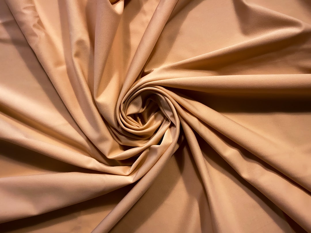 34" Piece Fine Gauge Interlock 4 Way Stretch Knit - Neutral Beige ...