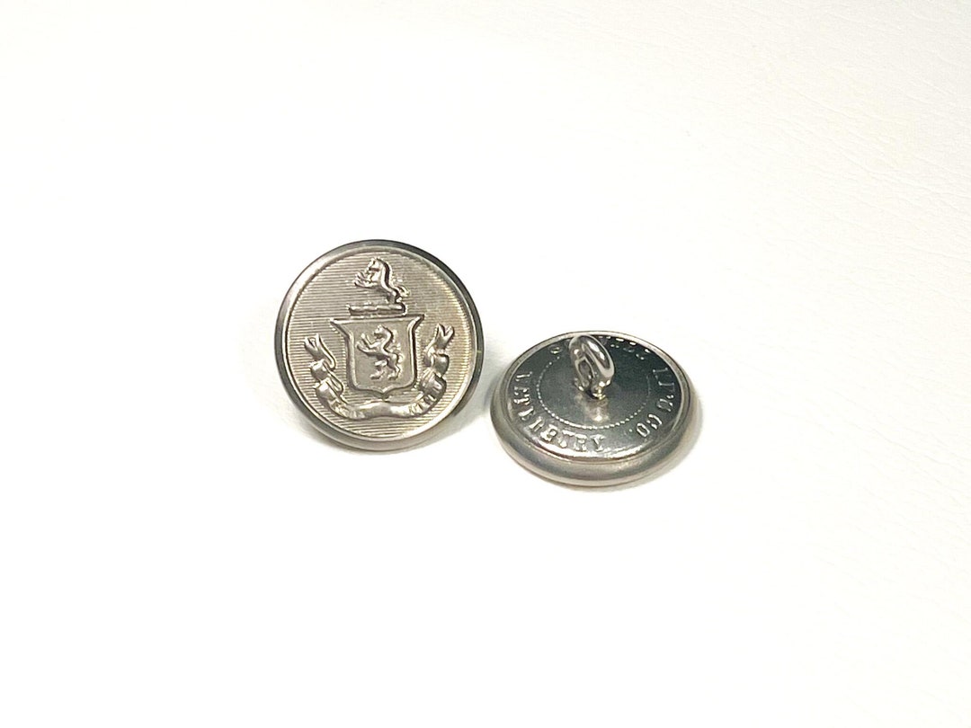 Set of 2-24 Scoville RARE 1860s Antique Metal Shank Military Buttons ...