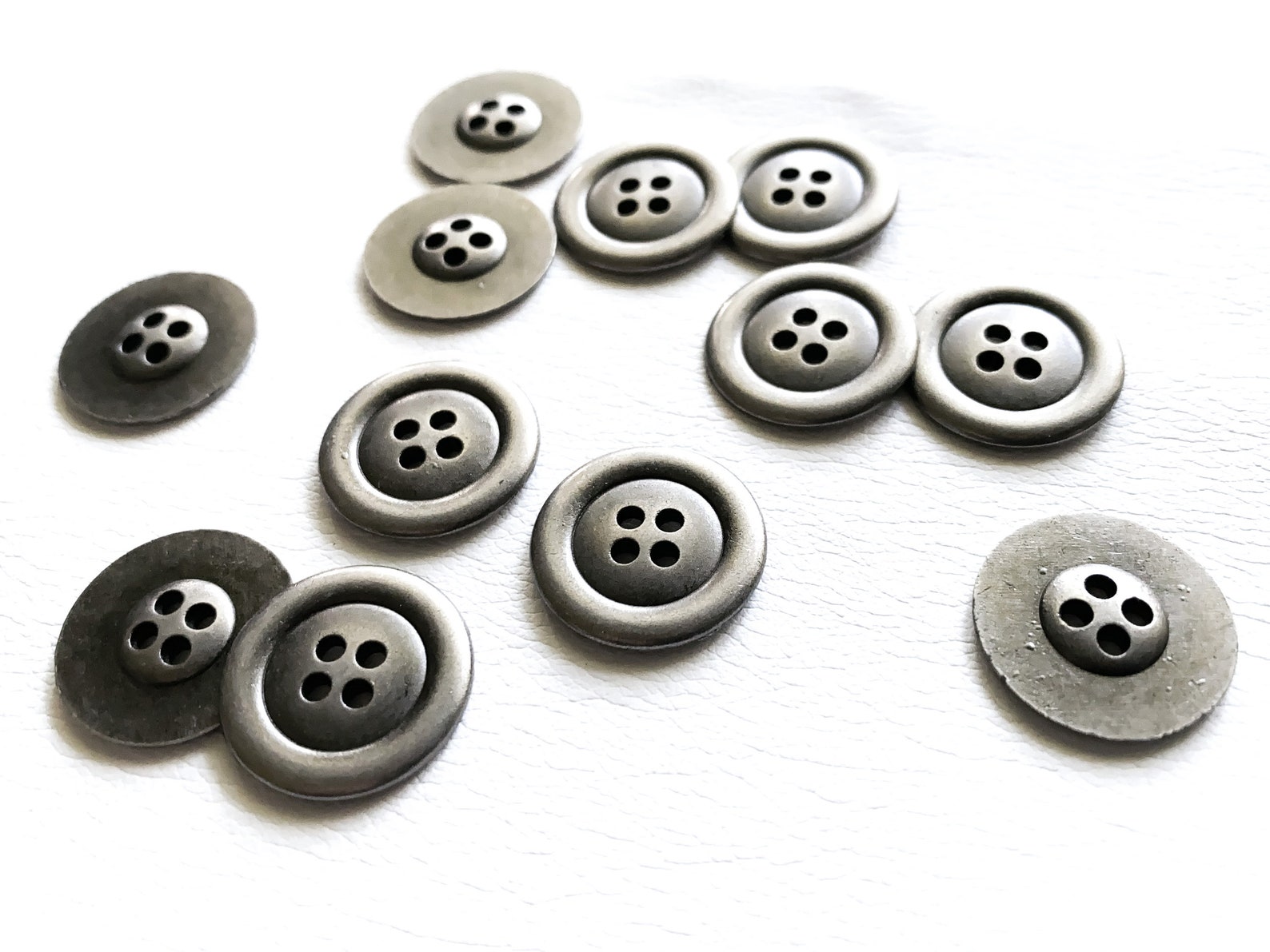 Set de 4 botones de metal 13/16 in / 20 mm / 32 L Robusto | Etsy