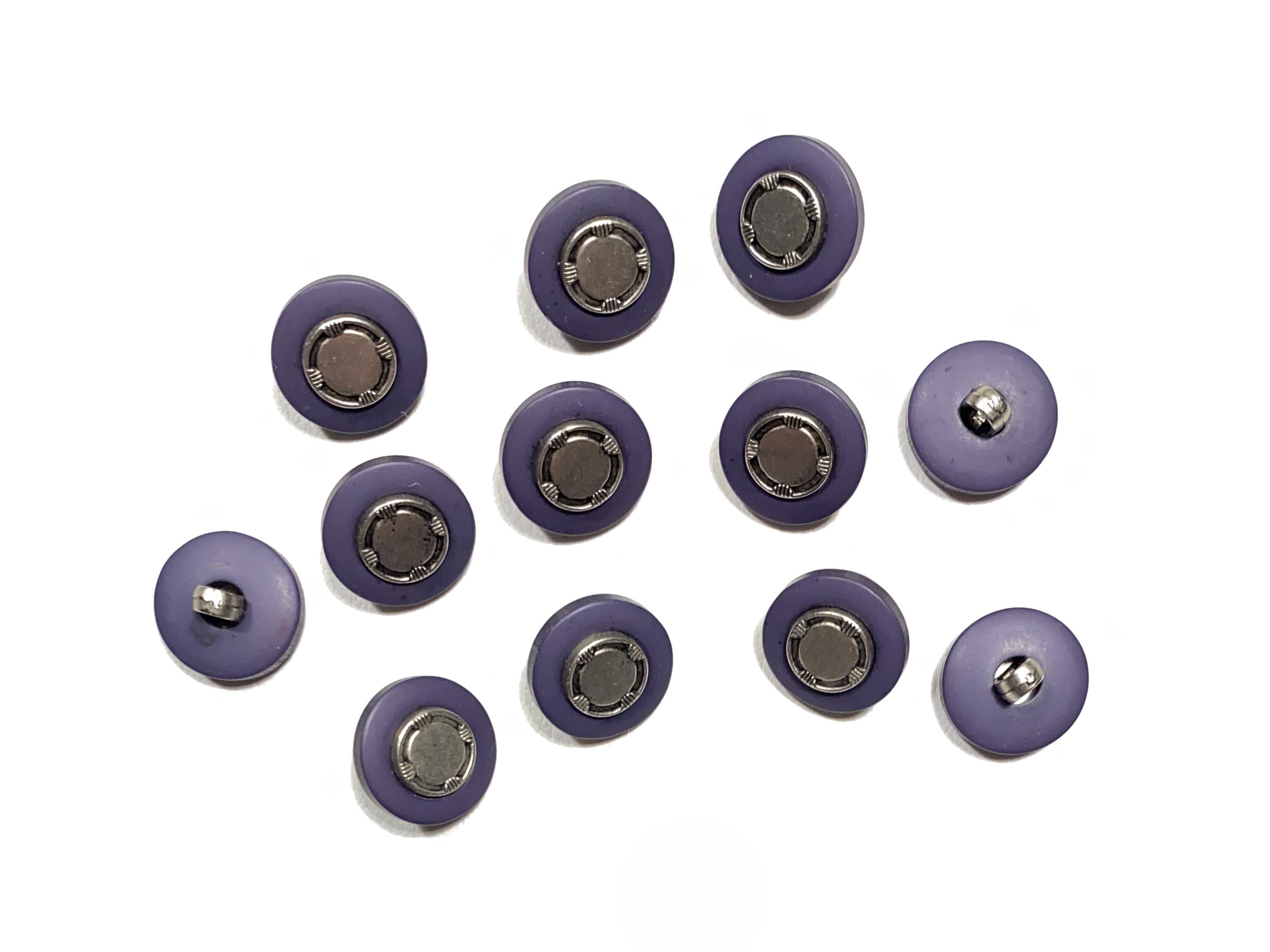 Set von 4 Majestic lila Knöpfe 5/8 Schaft Matt | Etsy