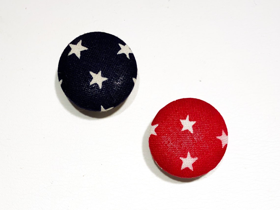 Set of 12 Snap On Button Covers 1 1/8 Fabric Covered | Etsy