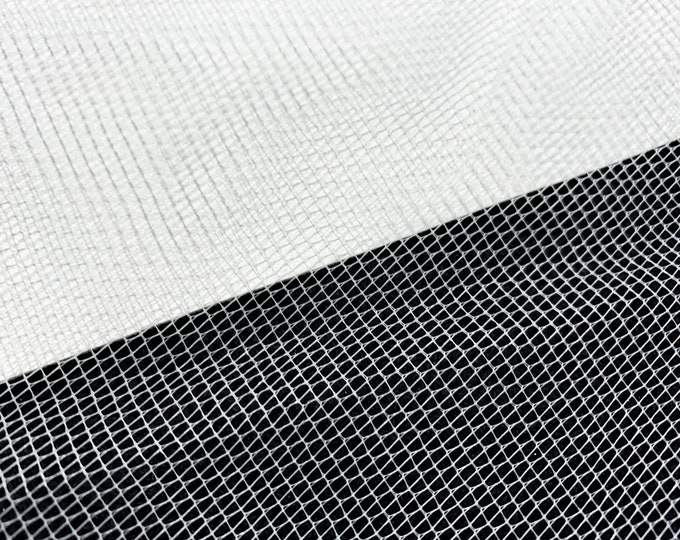 White Italian Hard Net Crinoline Fabric Petticoat Fabric 54 Wide Very ...