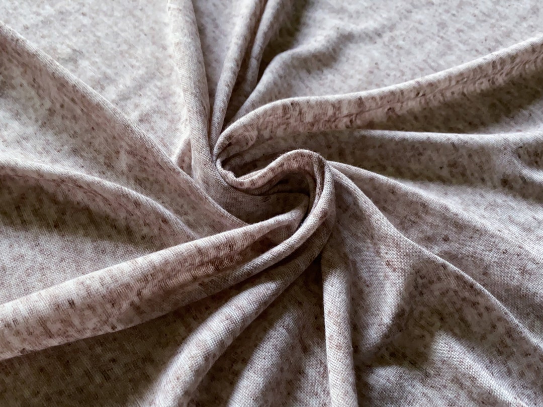 Heather Light Brown Rayon Jersey - ON SALE! - Cozy Neutral Soft ...