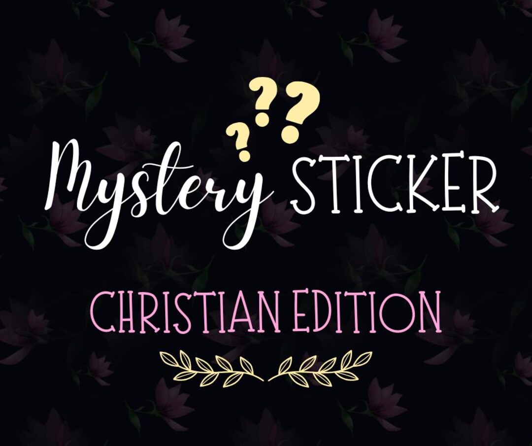 Mystery Sticker Surprise Design Decal Fun & Unique Sticker Pack Perfect ...