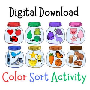 Color Matching Toddler Activity | Digital Download | Fun Learning ...